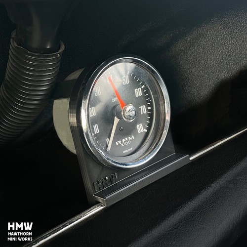 Classic Mini Clip On 80mm Rev Counter Holder Gauge Pod - Smiths ...
