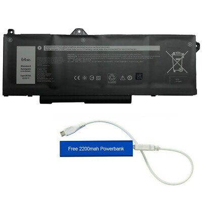 GRT01 REPLACEMENT BATTERY FOR DELL LATITUDE 5421 5431 5521 5531 64WH ...
