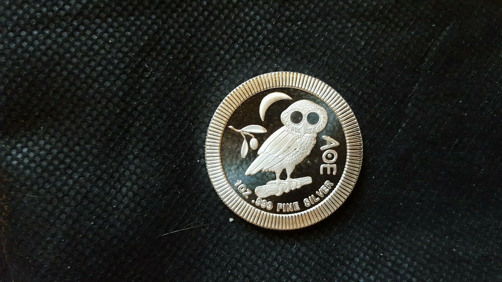 2017 1 oz silver Athenian Owl Ancient Greek Tetradrachm AOE Niue $2 ...