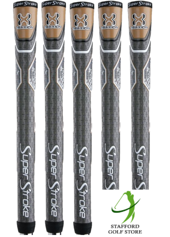 Super Stroke Traxion Tour Golf Grips .60"R Core Undersize Standard ...