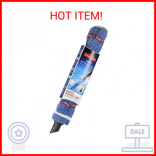 Rubbermaid Commercial Products Self-Wringing Ratchet Twist Mop with ...