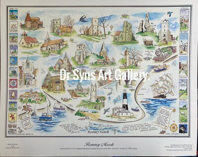 Churches Of The Romney Marsh By Dr Syn Artist Terry Anthony. The ...