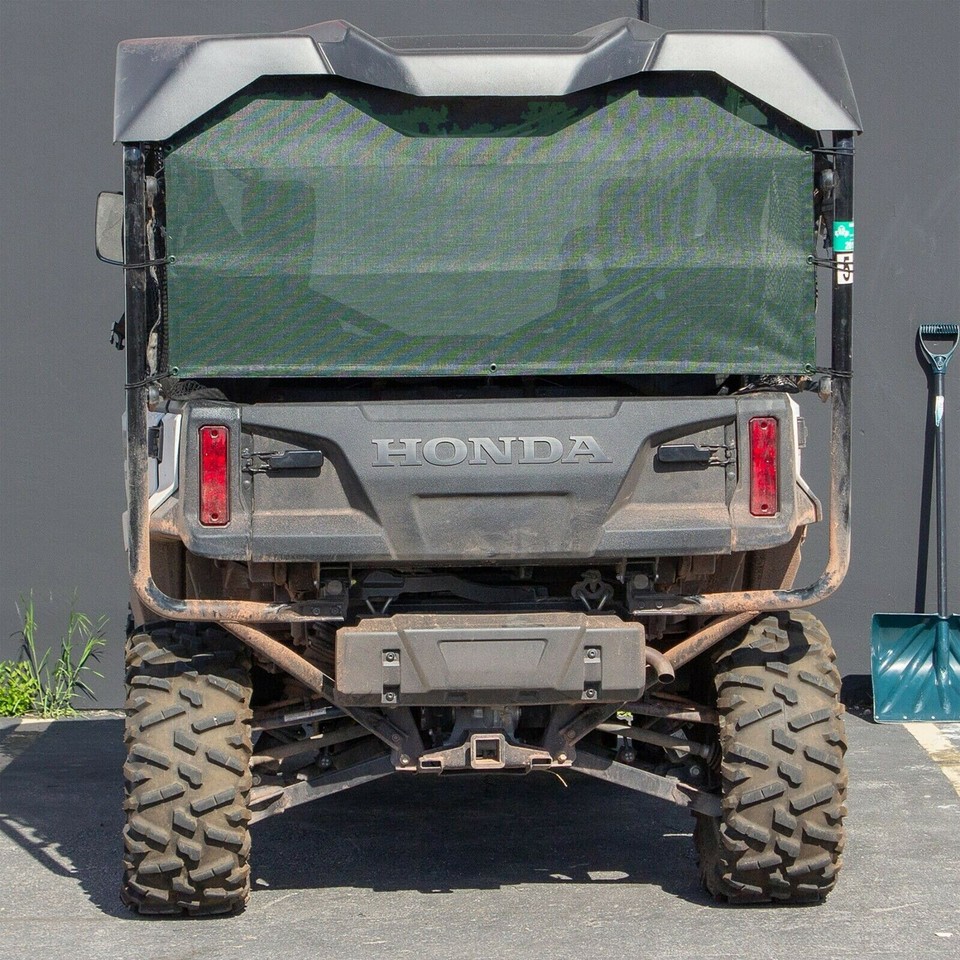 Honda Pioneer 1000-5 & 700-4 UTV Rear Dust Screen & UV Protection Solid ...