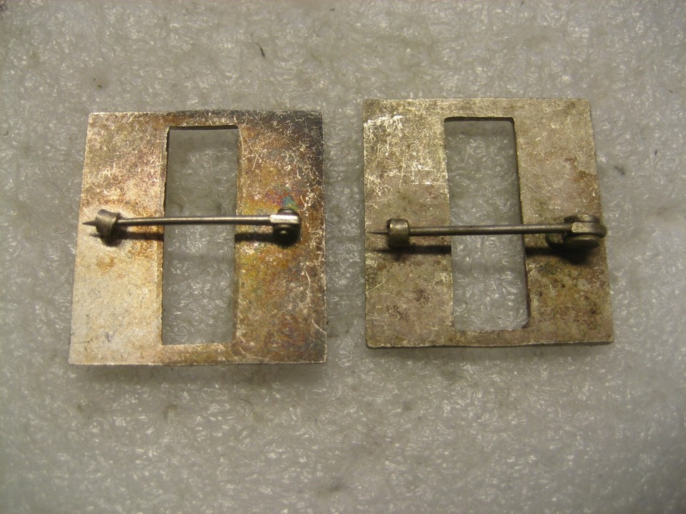 /US Army CAPTAIN Rank Pins,full size,ww1,sterling | eBay