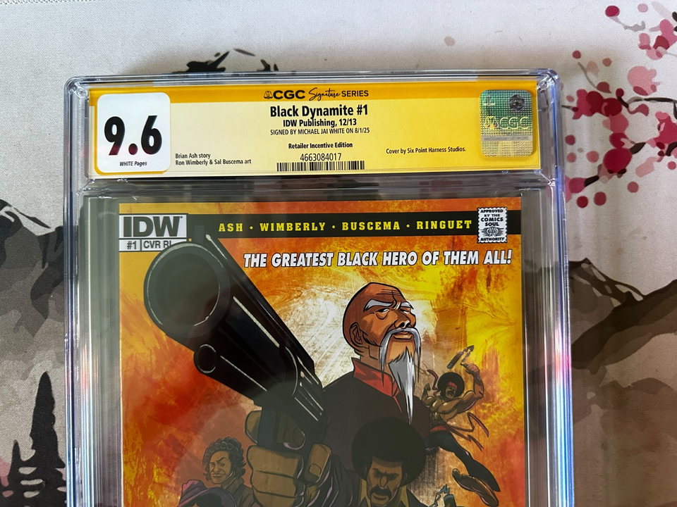 Black Dynamite #1 CGC 9.6 Signed By Michael Jai White Incentive Variant ...