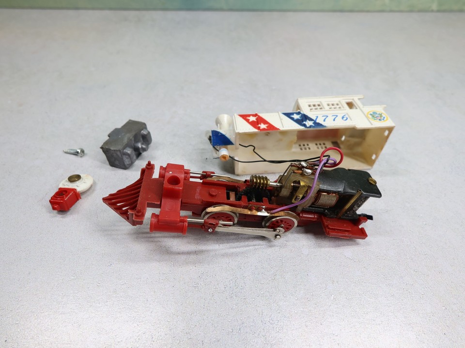 USED Life-Like HO 0-4-0 Teakettle Steam Engine Spirit of 1776 Parts ...