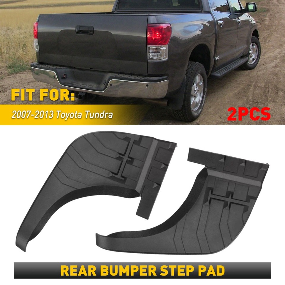2PCS Rear Left+Right Step Bumper Pad Set Fit Toyota Tundra 2007-2013 ...