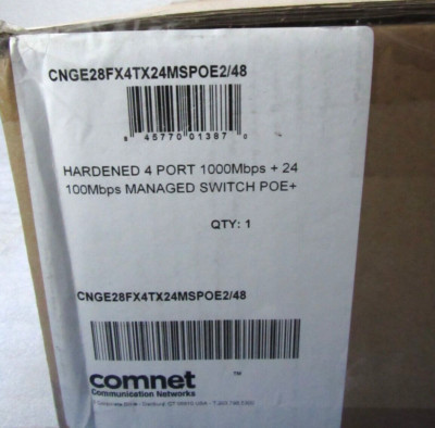 Comnet Hardened 24 Port Managed Gigabit Ethernet Switch ...