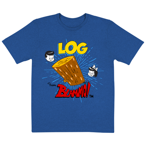 NEW The Ren & Stimpy Show "Log From Blammo" T-Shirt Funny 90s ...