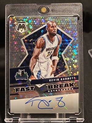 2021-22 Panini Mosaic Auto Fast Break Kevin Garnett #FBA-KGA Autograph ...