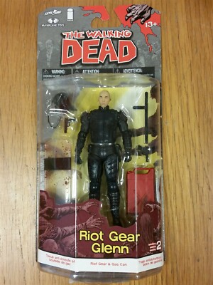 WALKING DEAD RIOT GEAR GLENN FIGURE SERIES 2 IMAGE STOCKING FILLER ...