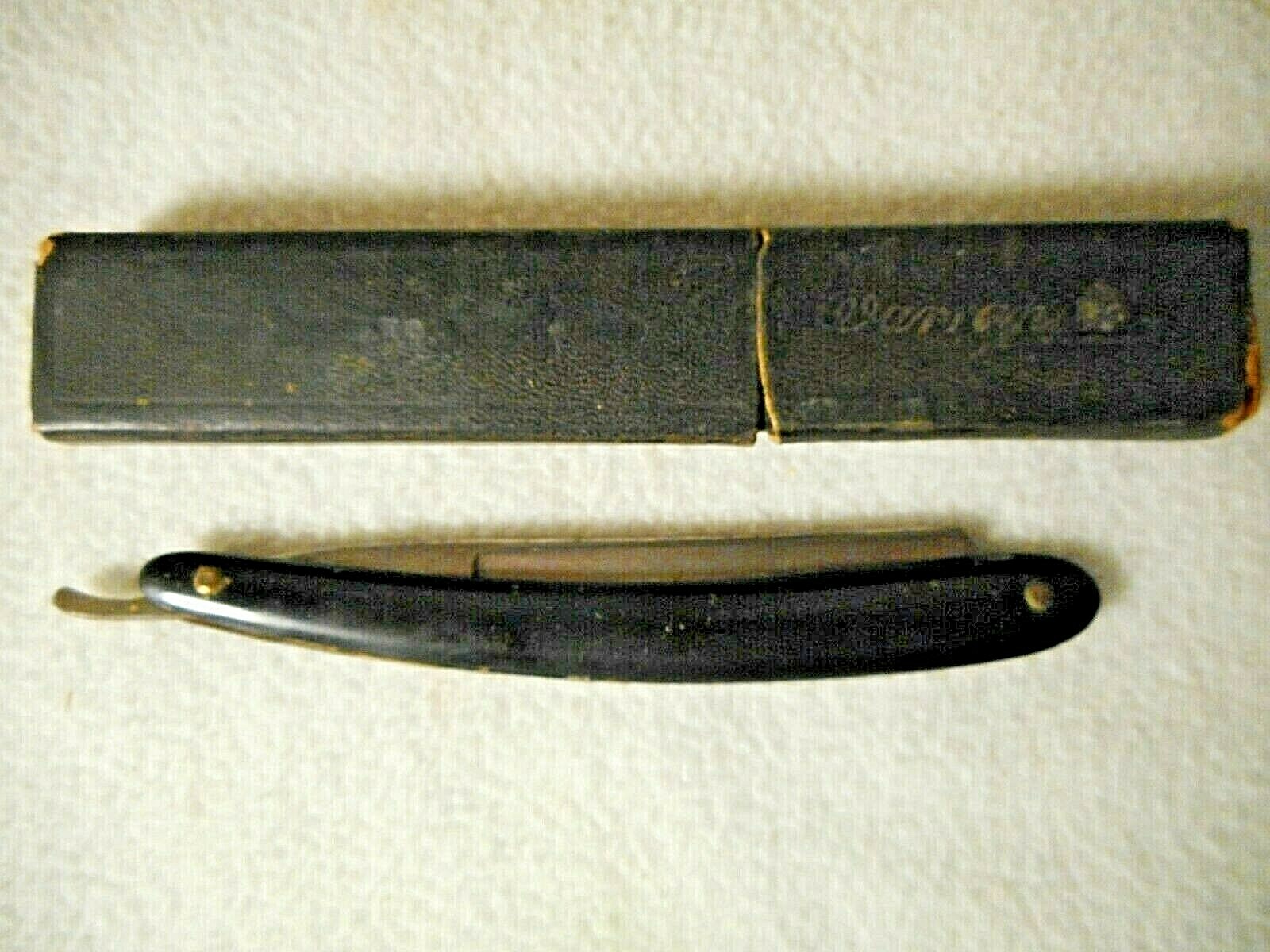 Antique Torrey Straight Razor with Original Box-Torrey Razor Bakelite ...