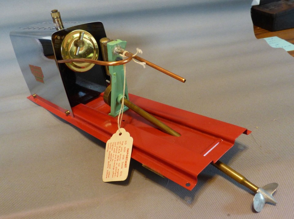 EX+ RARE VINTAGE MAMOD M.E.1. MARINE STEAM ENGINE NEVER USED+BOX+EXTRAS ...