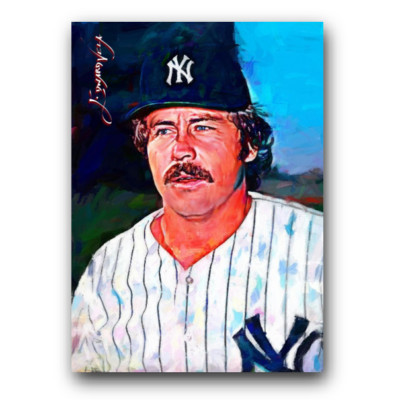 Catfish Hunter #11 Art Card Limited 20/50 Edward Vela Signed (New York ...