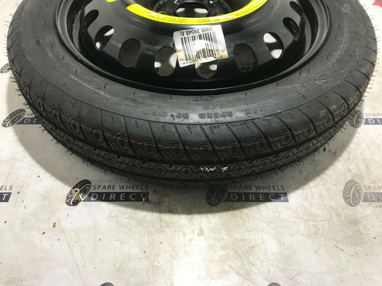 2010 - 2018 SEAT ALHAMBRA 17" SPARE SPACE SAVER WHEEL (VW7) | eBay UK