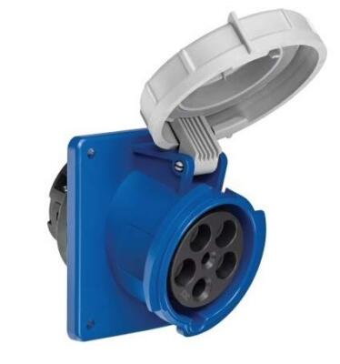 Eaton AH560R9W Pin and Sleeve Receptacle, 60A 120/208V, 3 phase, 4 pole ...