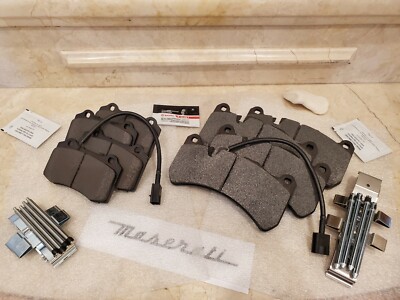 Maserati GHIBLI Quattroporte Gran Turismo FRONT & REAR Brake Pads 2007 ...
