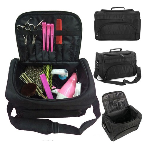 Black Hairdressing Bag Barber Tool Kit Carry Hair Equipment Salon ...