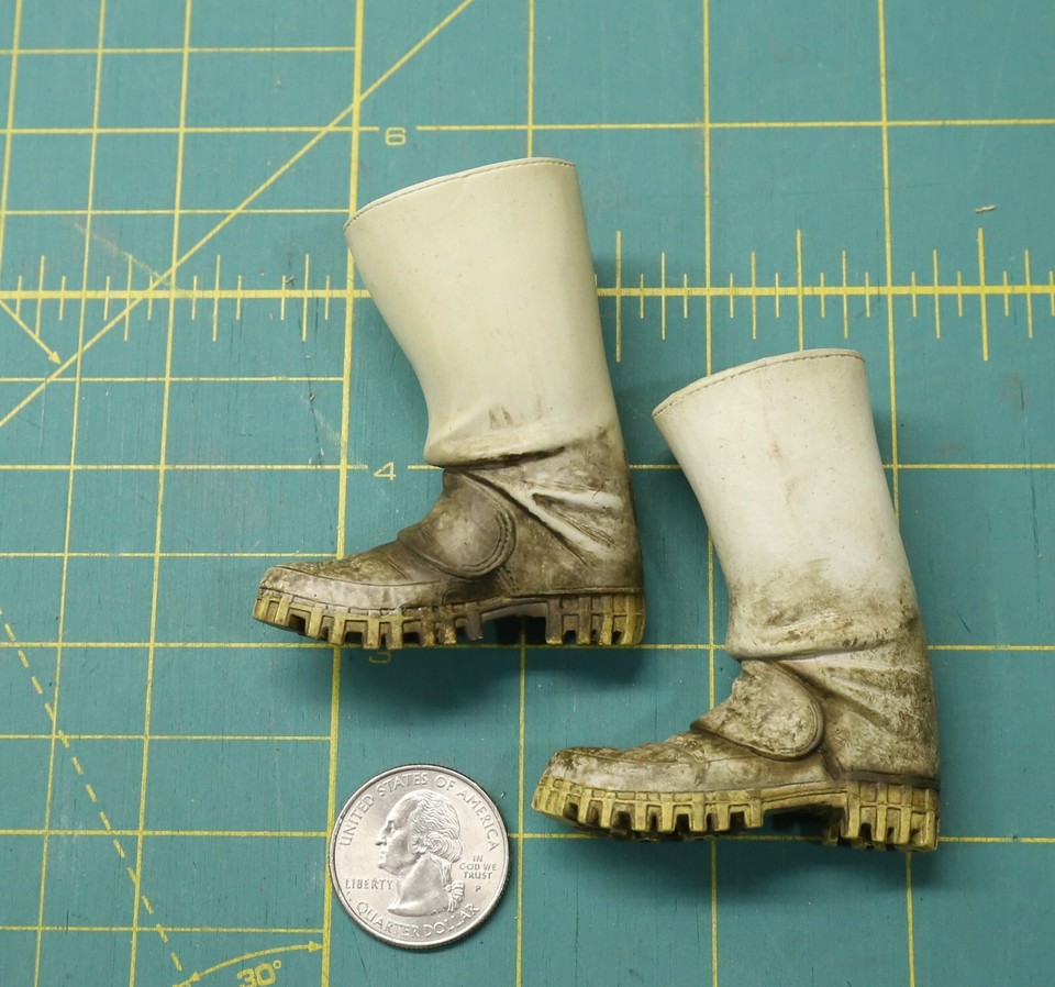 Sideshow 1/6 Scale Scout Trooper Muddy Scout Bike Riding Boots Star ...