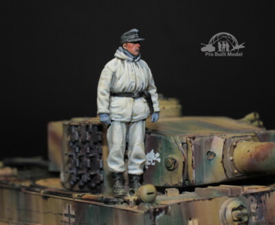 Winter German Tank Crew WWII 1:35 Pro Built Model #5 | eBay
