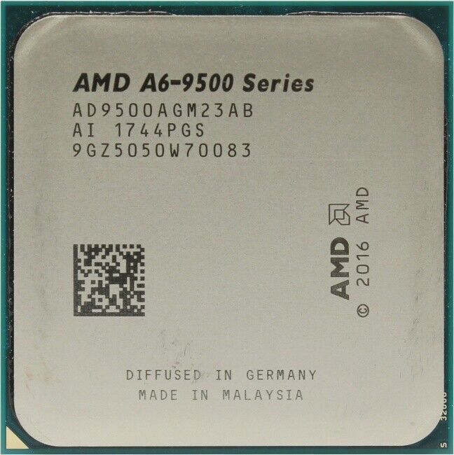 AMD A6-Series A6-9500 Dual-core 3.50 GHz 65W Socket AM4 CPU Processor 2 ...