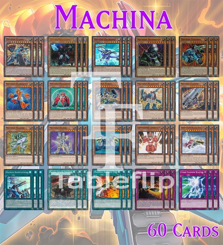 MACHINA DECK 60 | Earth Machine Citadel Redeployment Overdrive w/ Extra 9 YUGIOH | eBay