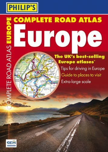 Philip's Complete Road Atlas Europe (Road Atlases) By Philip's ...