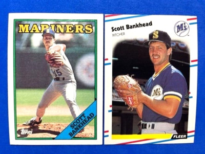 MLB - Scott Bankhead 1988 Topps & 1988 Fleer Baseball - Mariners | eBay