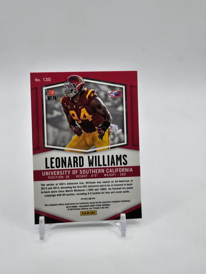 Leonard Williams ROOKIE CARD Silver Prizm 2015 Panini Prizm Draft Picks ...