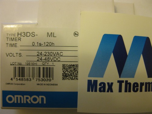 NEW OMRON TIMER H3DS-ML 0.1S-120H POWER 24-230VAC OR 24-48VDC | eBay