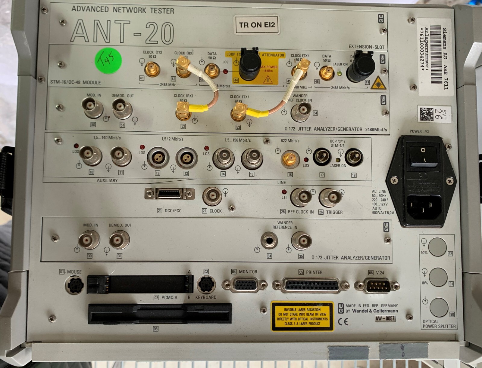 Acterna ANT-20SE STM64 OC-192 S ANT-10Gig ANT20SE | eBay