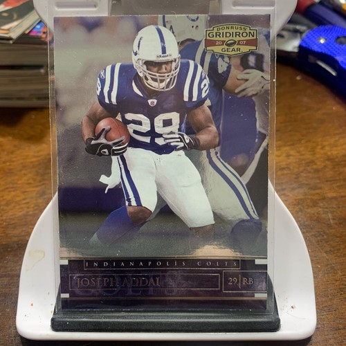 Joseph Addai 2007 Donruss Gridiron Gear #80 Football Card Indianapolis ...