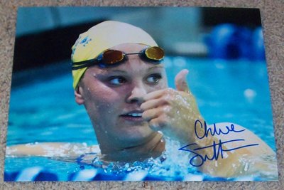 CHLOE SUTTON SIGNED AUTOGRAPH U.S.A. OLYMPIC SWIMMING 8x10 PHOTO w ...
