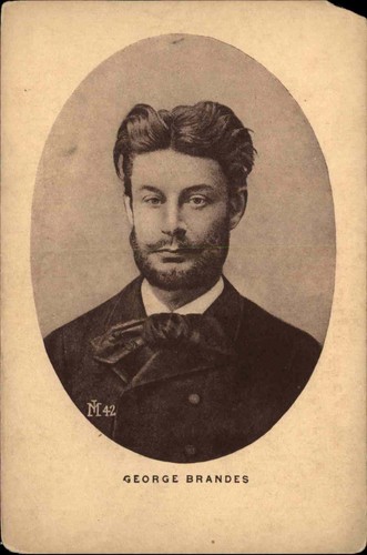 Author George Brandes DANISH SCANDINAVIAN LITERATURE Vintage Postcard ...