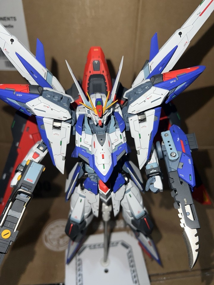 Gundam MG Eclipse Gundam Custom Built, Custom Chiseled, Custom Paint | eBay