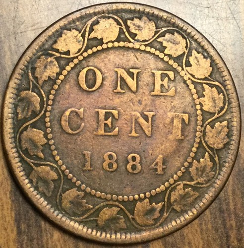 1884 CANADA LARGE CENT PENNY COIN | eBay