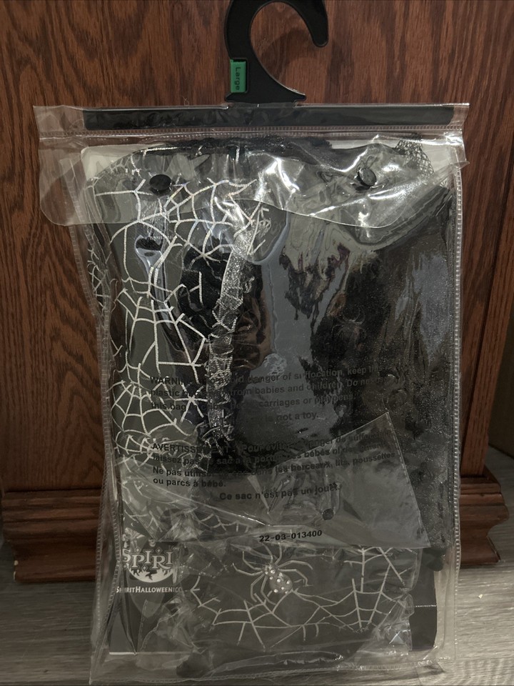 Webbed Spider Spirit Halloween Costume Child Size Large (12-14) New | eBay