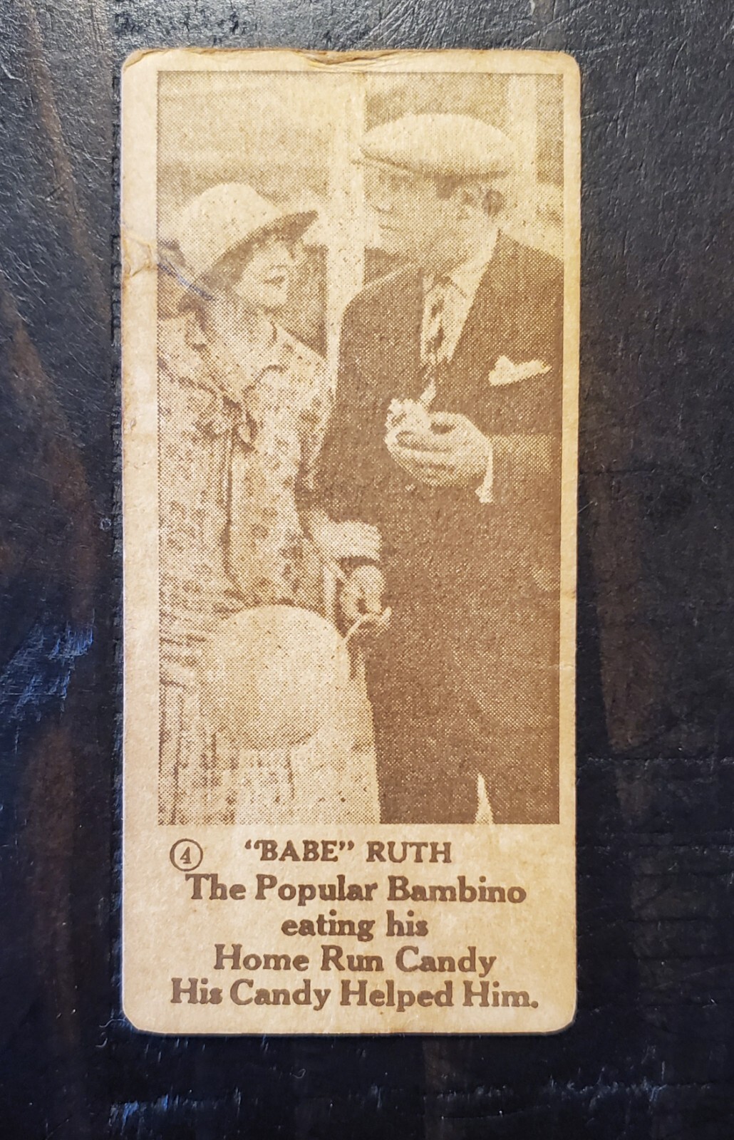 Vintage 1928 Babe Ruth George Ruth Candy Co. # 4 SGC 3 Super Rare ...