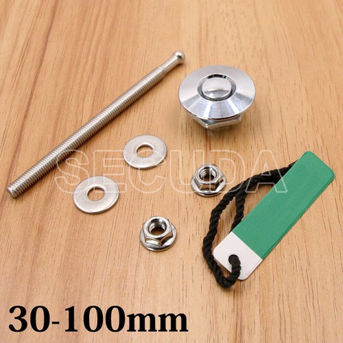 Quick Release Push Clip Bonnet/Boot/Body Fastener - Silver/30mm OD ...