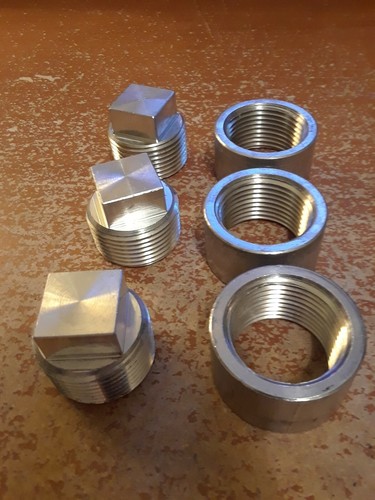 1" NPT 6061 Aluminum Female Pipe Thread Weld Bung | eBay