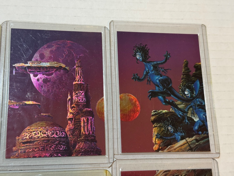 FPG JOE JUSKO EDGAR RICE BURROUGHS METALLIC STORM CHASE CARD SET OF 6 ...