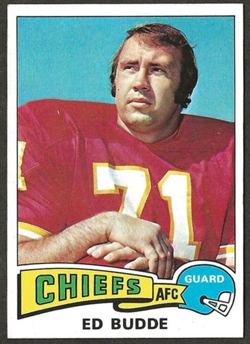 1975 Topps #174 ED BUDDE Kansas City Chiefs - EXMT 02 | eBay