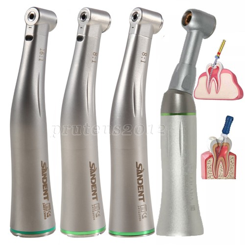 Dental Endo Rotary Handpiece 16:1 8:1 10:1 Contra Angle LED Fiber Optic ...