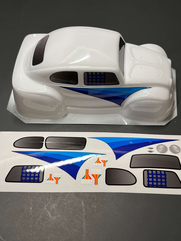 BOKI Racing Unpainted Mini-T Baja Bug Body 1/18 Team Losi 1304 Decal RC ...