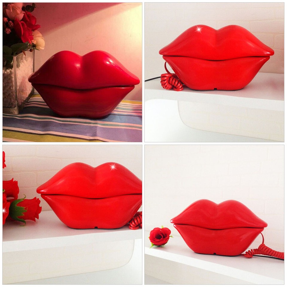 Dial Funny Landline Telephone Lips Phone Decor House | eBay