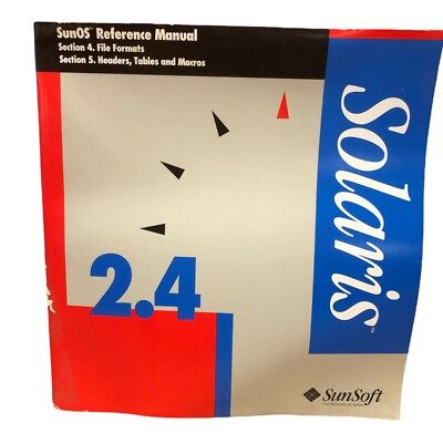 SUNOS 2.4 SECTION 4 FILE FORMATS SECTION 5 HEADERS TABLES MACRO ...