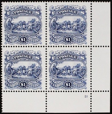 US Stamp, Scott #2590, Surrender of Burgoyne, Plt Blk of 4 Stamps, MNH ...
