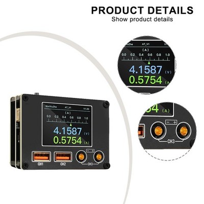 AT V1 Ammeter with Voltage and Current Measurement Range 0 to 36V and ...