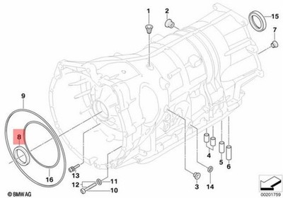 Genuine BMW ROLLS-ROYCE Alpina X1 X3 X5 X6 M Z4 Shaft Seal 45x58x7 ...