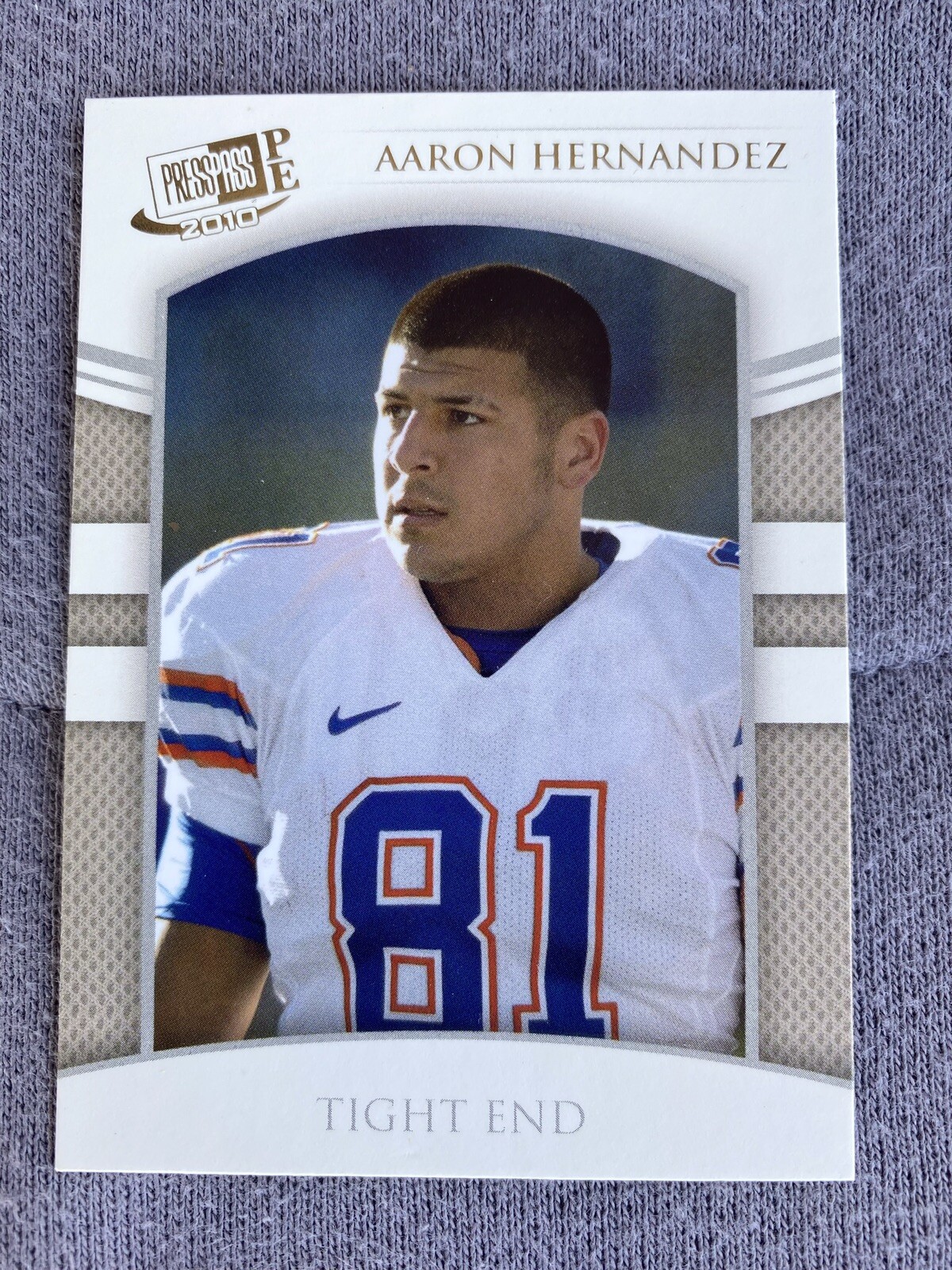 Aaron Hernandez Presspass 2010 #24 | eBay
